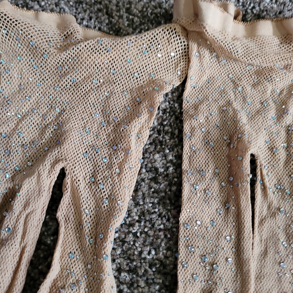 Boutique Glam | Intimates & Sleepwear | Rhinestone Stocking Tights Xxs ...